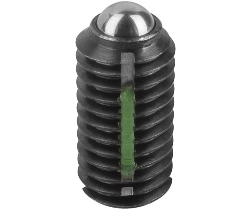 Spring Plungers - Ball Type - Steel - Nylon Locking - Slotted End ...